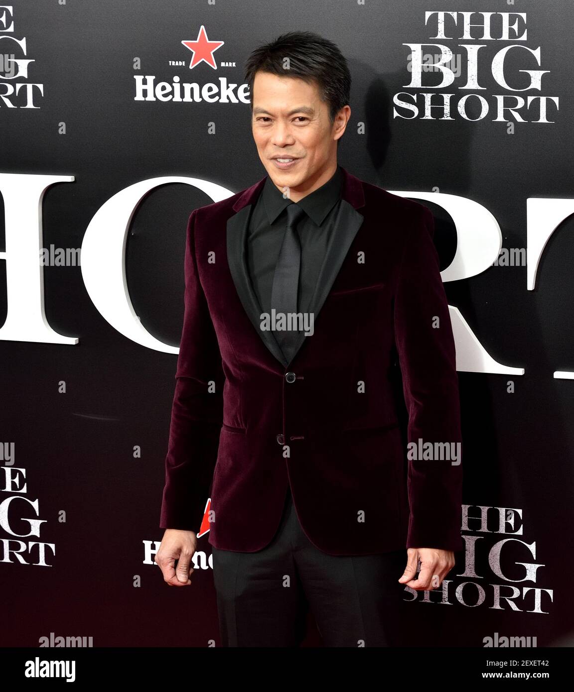 Actor Byron Mann attends the New York premiere of "The Big Short" at ...