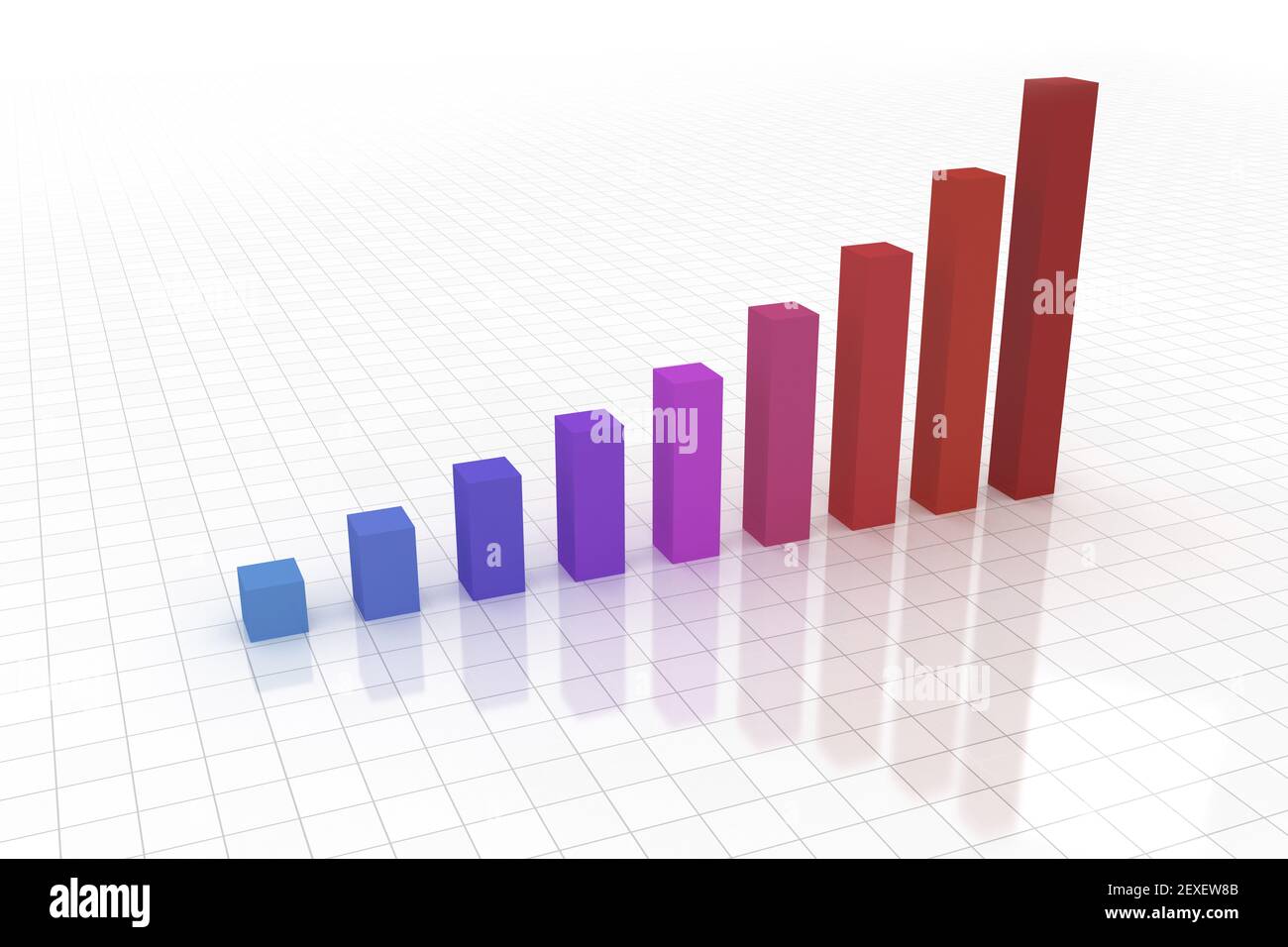 Finance graph orange hi-res stock photography and images - Alamy
