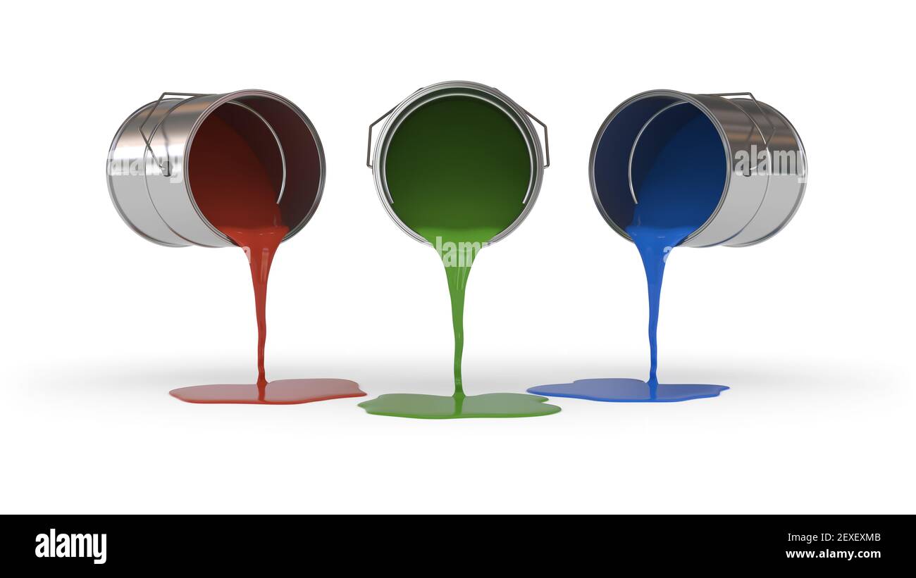 Green and blue paint hi-res stock photography and images - Alamy