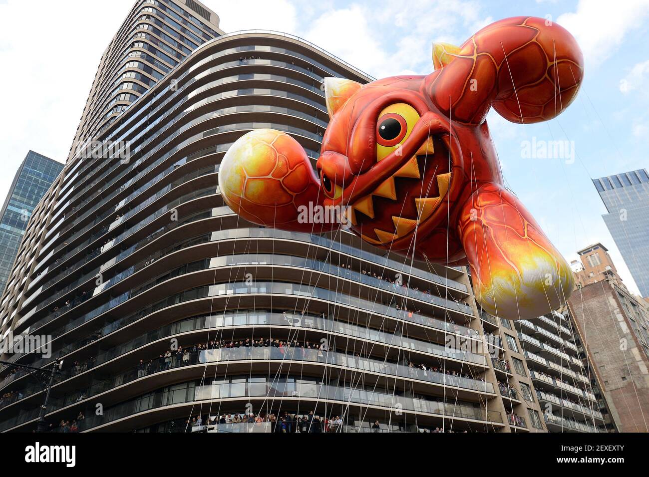 "Dragon Ball Z" balloon makes his way down Central Park South during ...