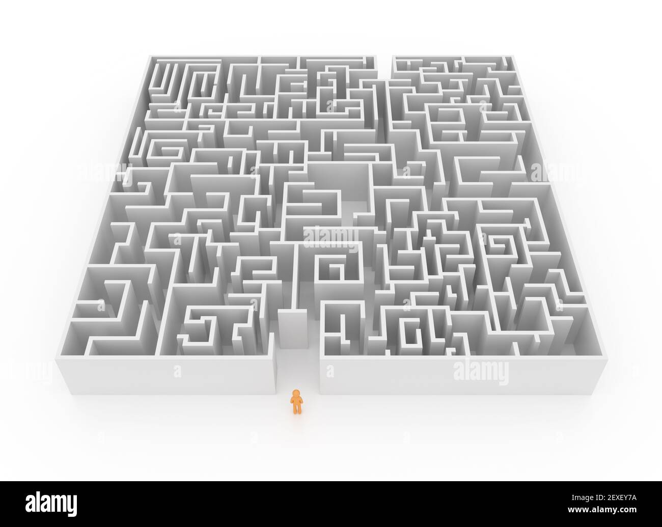 Maze render hi-res stock photography and images - Alamy