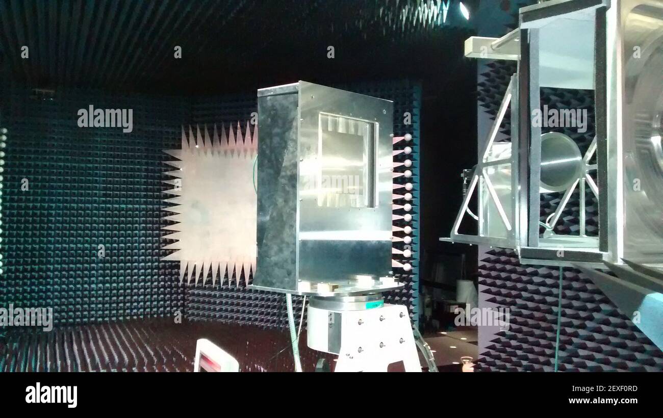 ESA's Compact Antenna Test Range (CATR) hosting a test campaign for ...