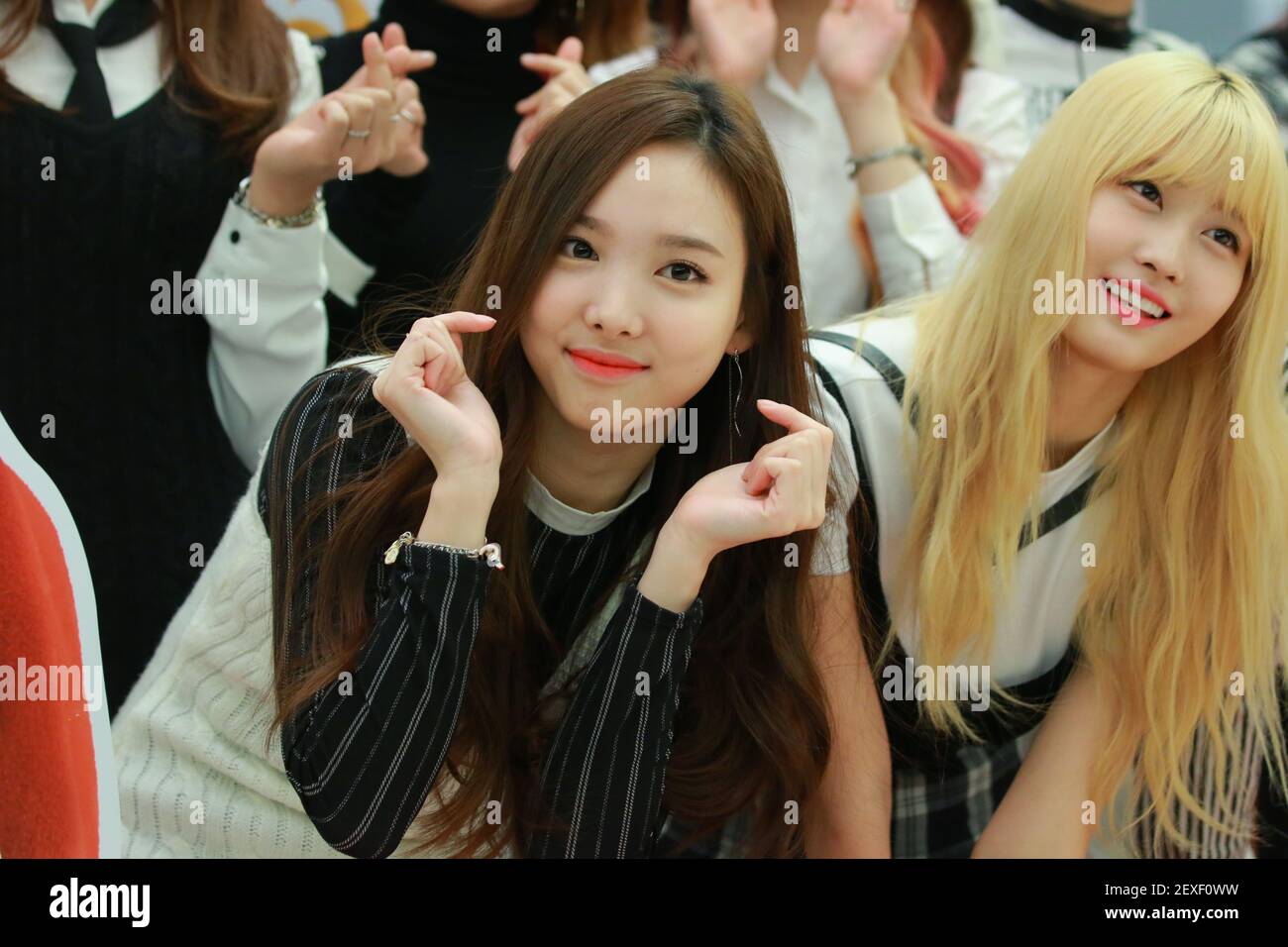 TWICE attend the opening ceremony of Snoopy dream tree in Seoul, South Korea on 24th November ...