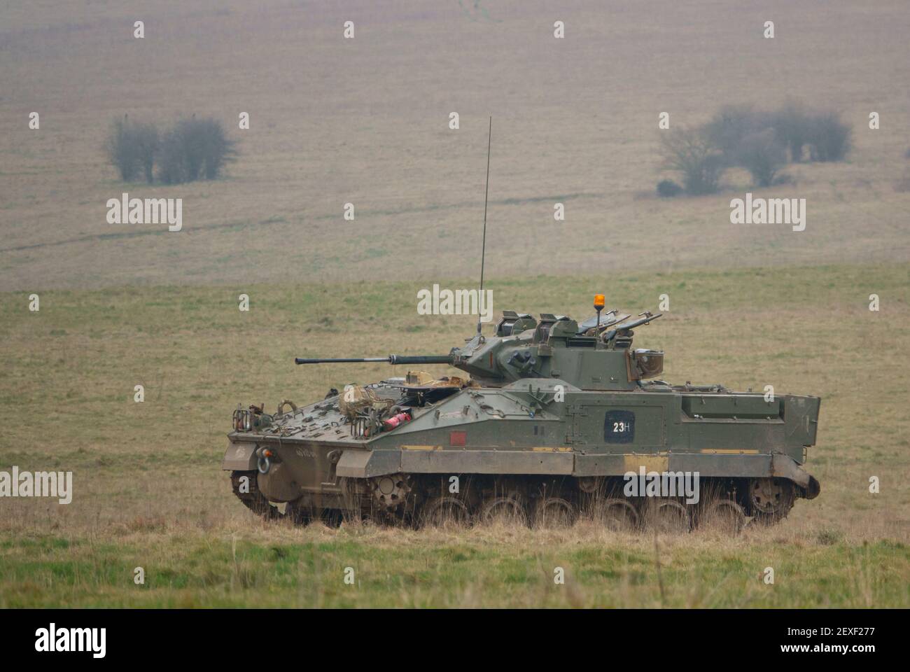 british army FV510 warrior light infantry fighting vehicle tank on ...