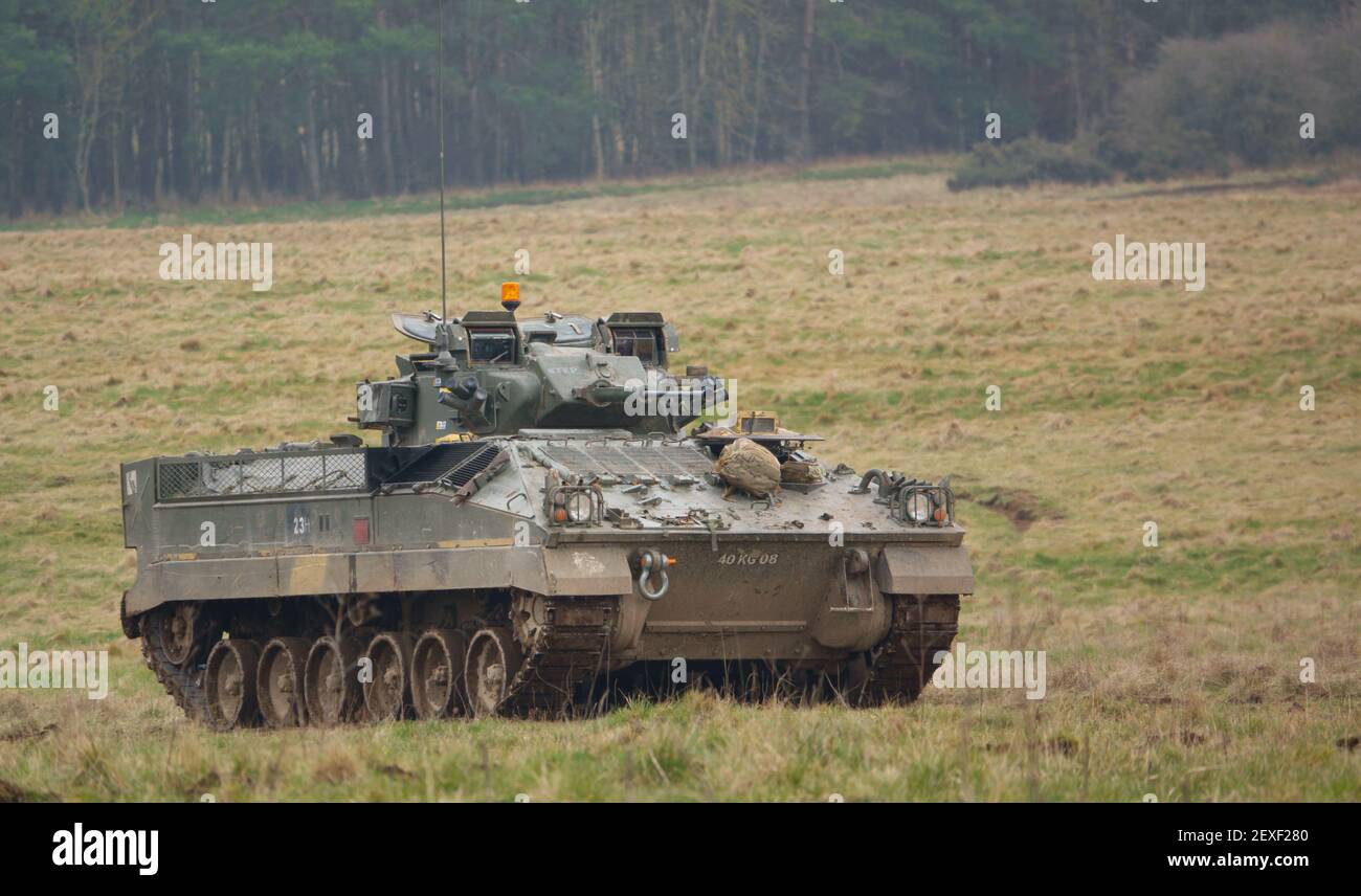 british army FV510 warrior light infantry fighting vehicle tank on ...