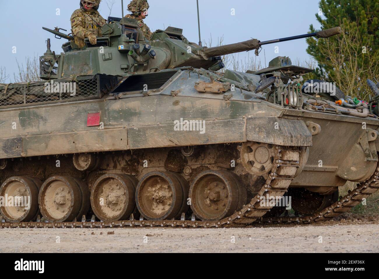 british army FV510 warrior light infantry fighting vehicle tank on ...