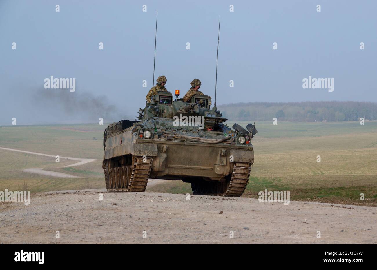 british army FV510 warrior light infantry fighting vehicle tank on ...