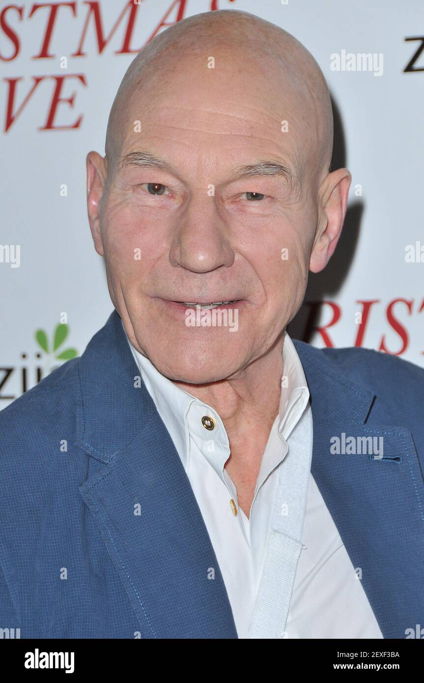 Patrick Stewart at the "Christmas Eve" Los Angeles Premiere held at the ...