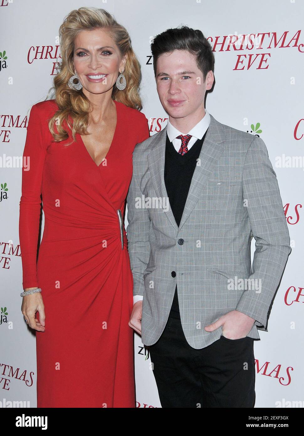 (L-R) Shawn King and Son Cannon King at the "Christmas Eve" Los Angeles ...