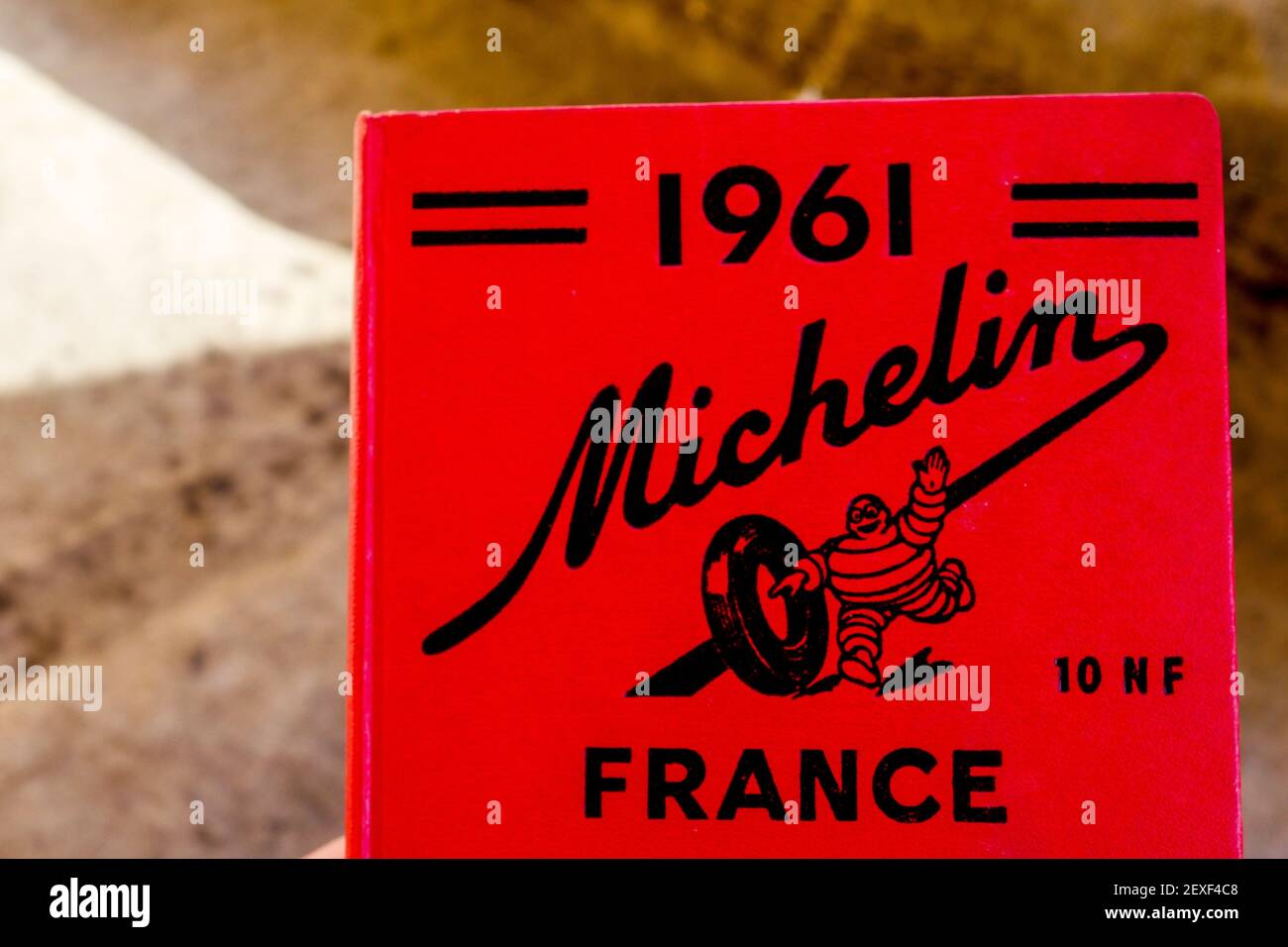 Vintage Michelin red Guide, France Stock Photo - Alamy