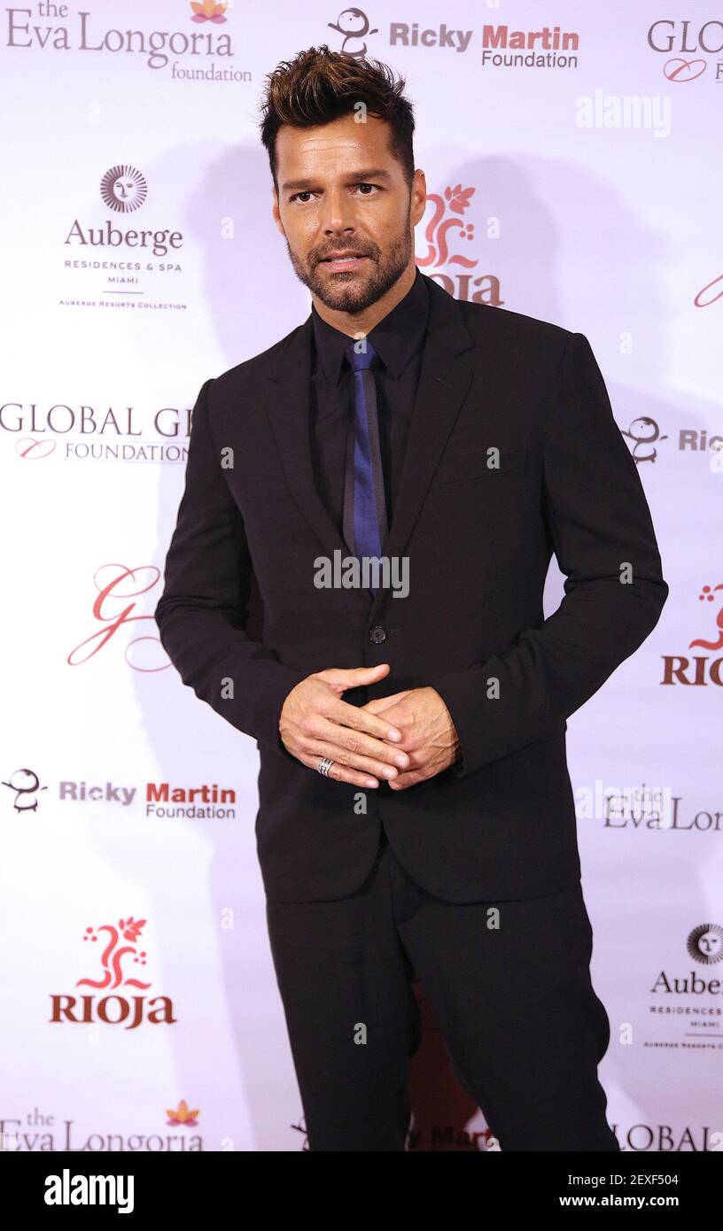 MIAMI, FL-DECEMBER 3: Ricky Martins is seen arriving at the Global Gift ...