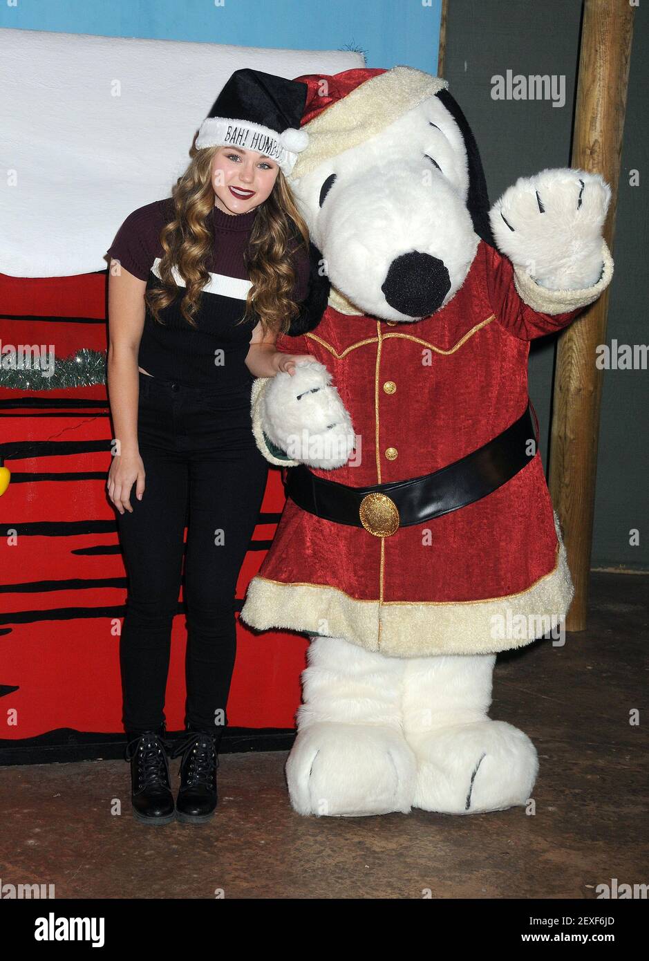 5 December 2015 - Buena Park, California - Brec Bassinger. Snoopy's ...