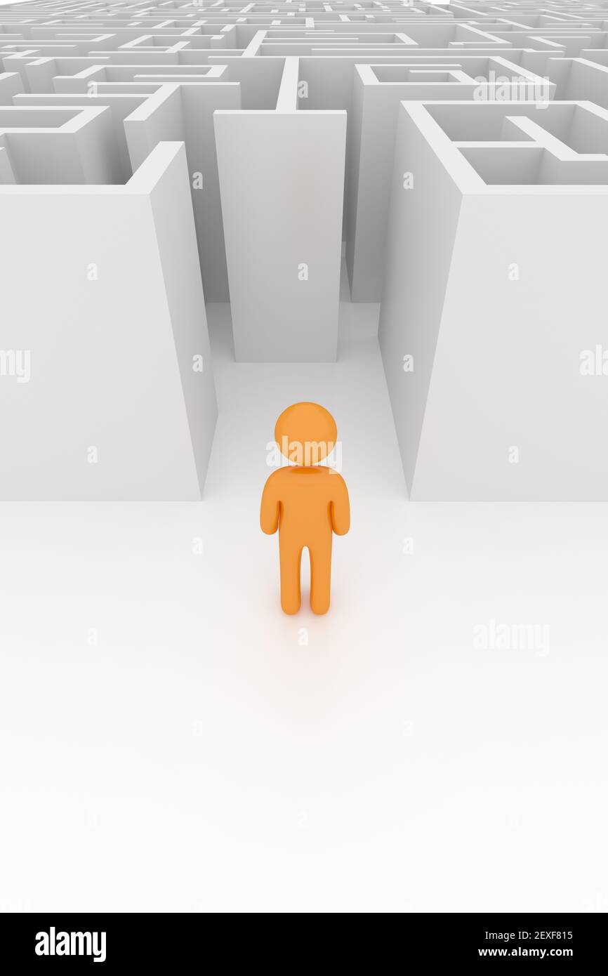 Maze entrance sign hi-res stock photography and images - Alamy