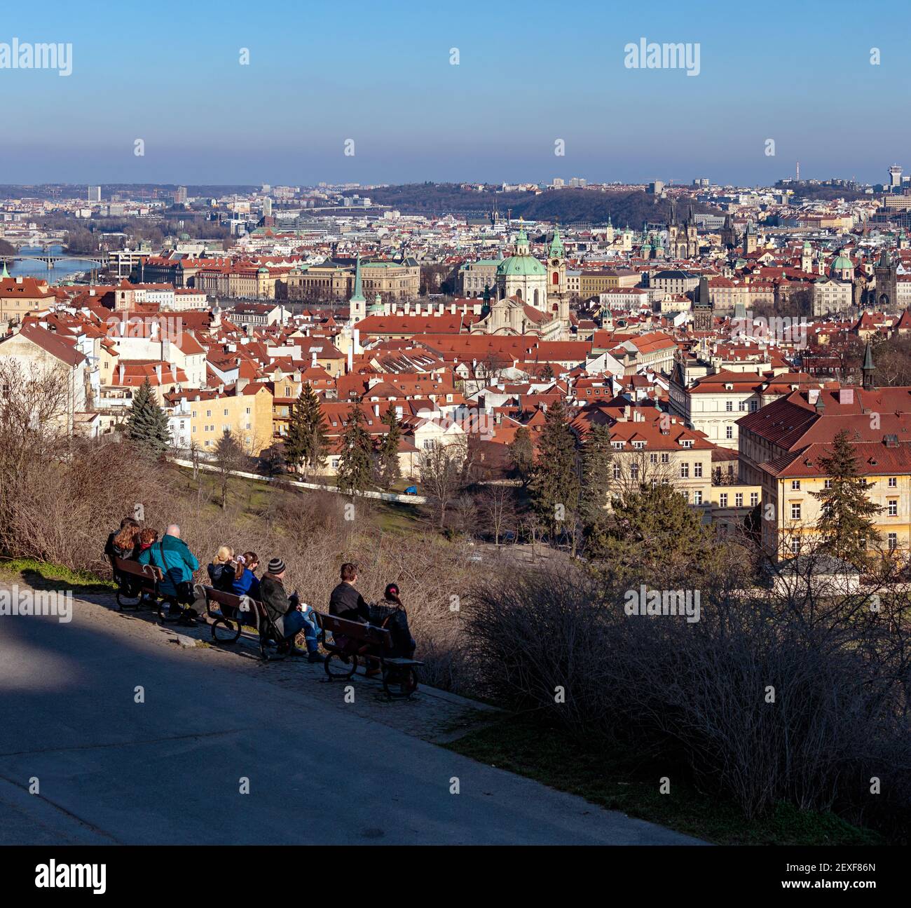 Strahov garden viewpoint hi-res stock photography and images - Alamy