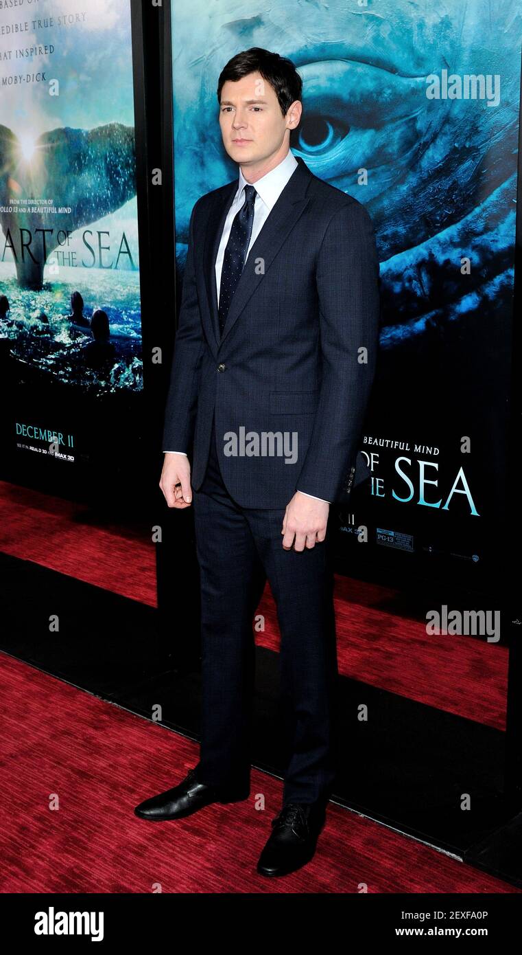 Actor Benjamin Walker attends the "In The Heart Of The Sea" New York ...