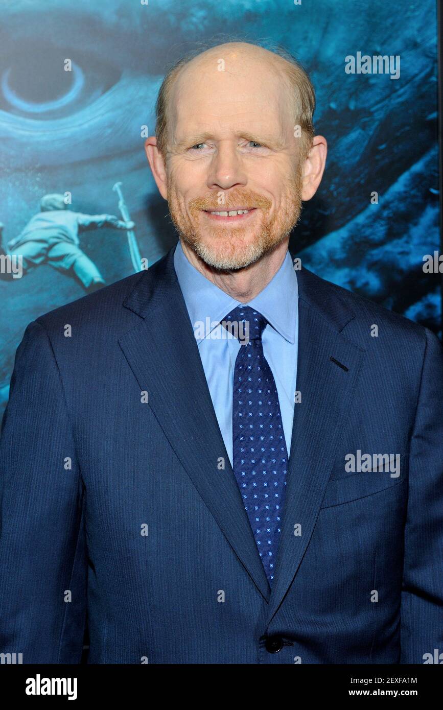 Director Ron Howard attends the "In The Heart Of The Sea" New York ...