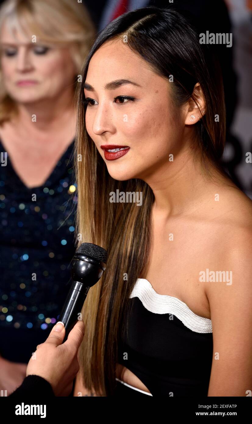 Actress Greta Lee attends the world premiere of "Sisters" at the ...