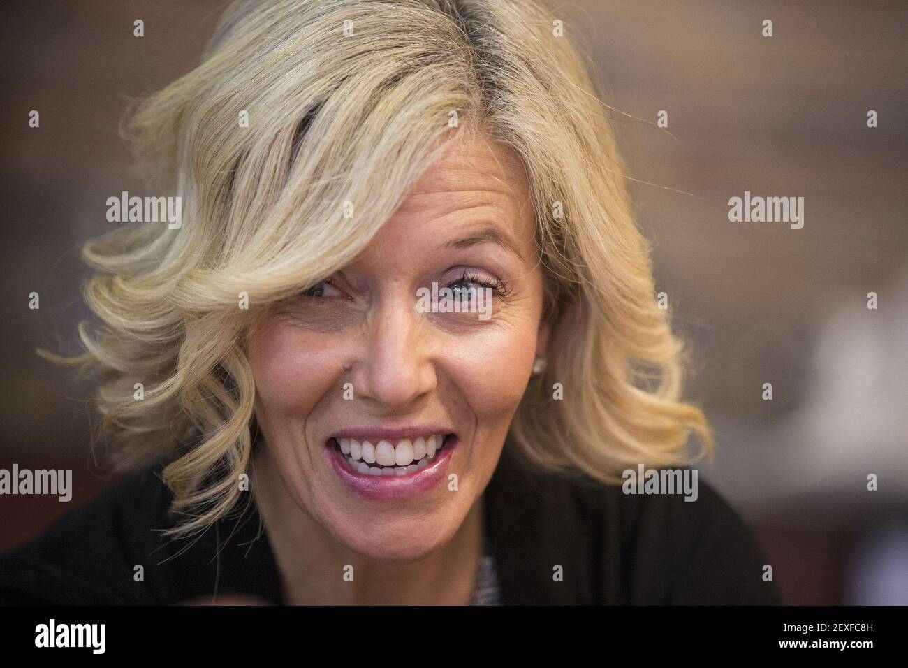 Ann Simonds, chief marketing officer for General Mills, smiles at their ...