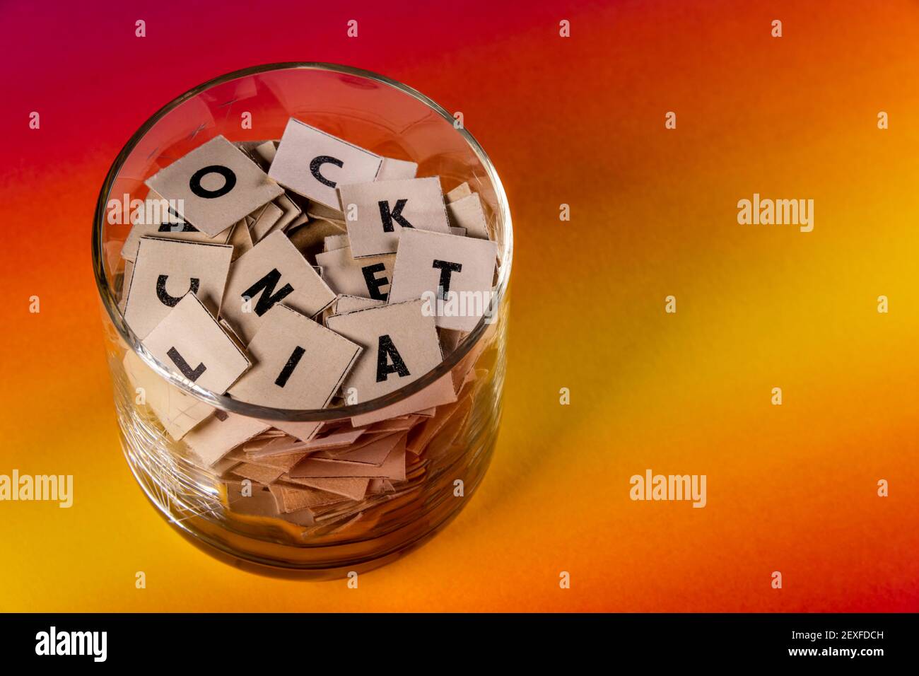 Glas alphabet hi-res stock photography and images - Alamy