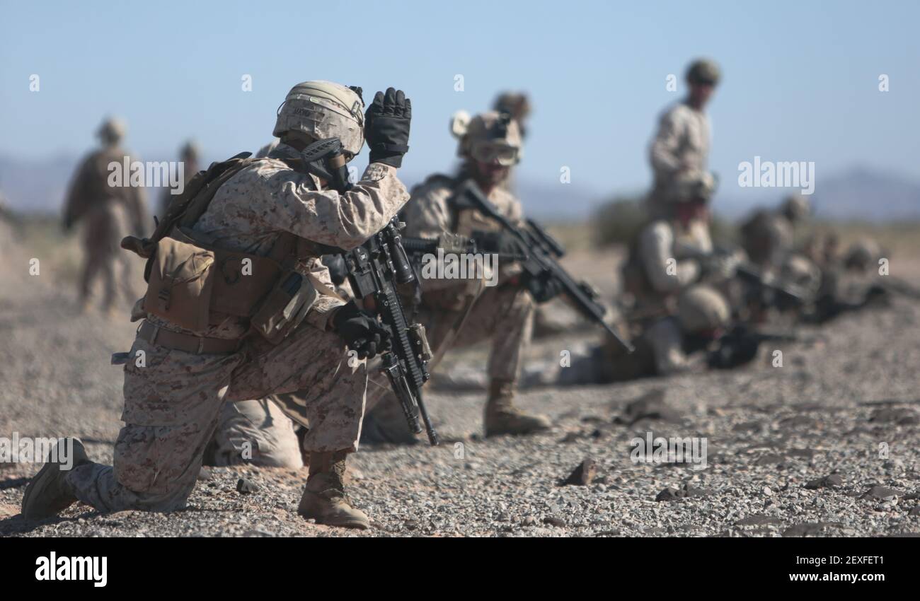 U.S. Marines with 2nd Battalion, 7th Marine Regiment, 1st Marine ...