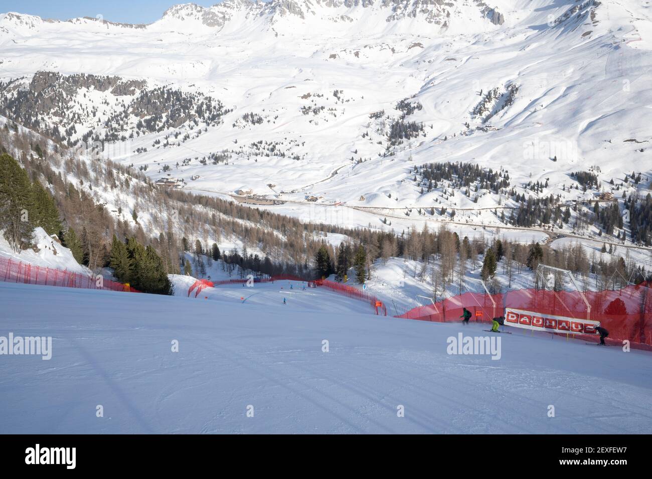 Val di Fassa, Italy 27 February 2021: A general view during the AUDI ...