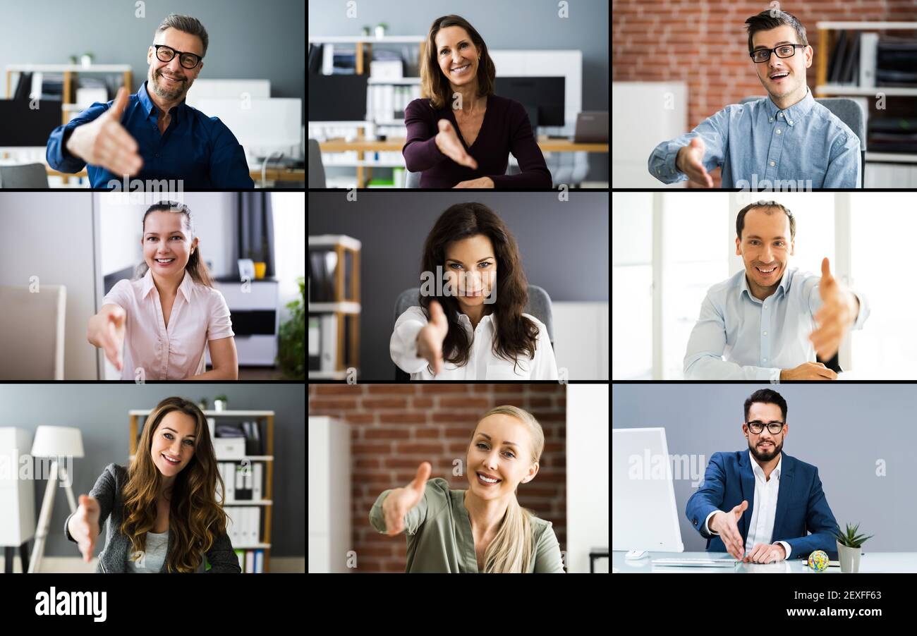 Computer handshake hi-res stock photography and images - Alamy