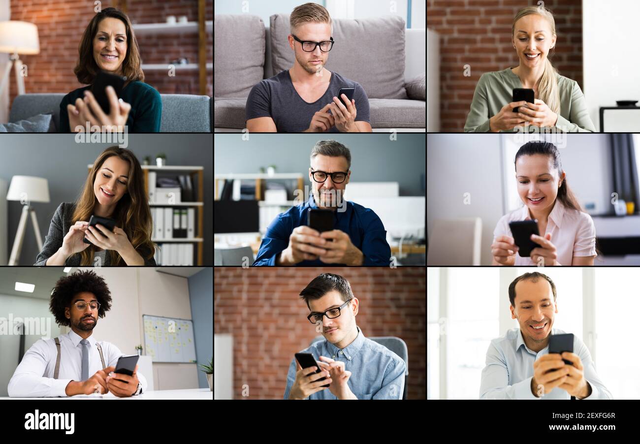 Team video call hi-res stock photography and images - Alamy