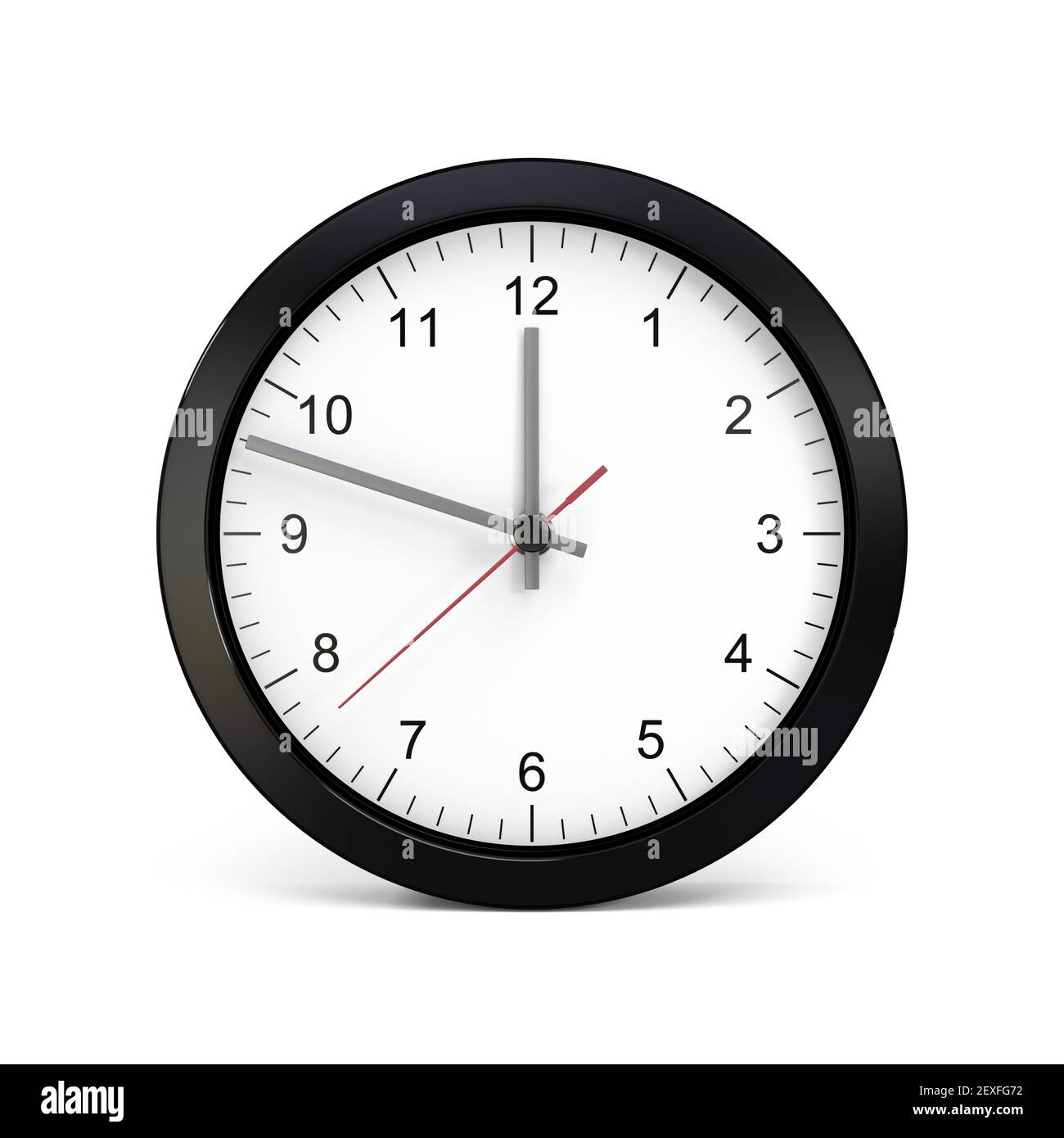Clock 12 oclock Cut Out Stock Images & Pictures - Alamy