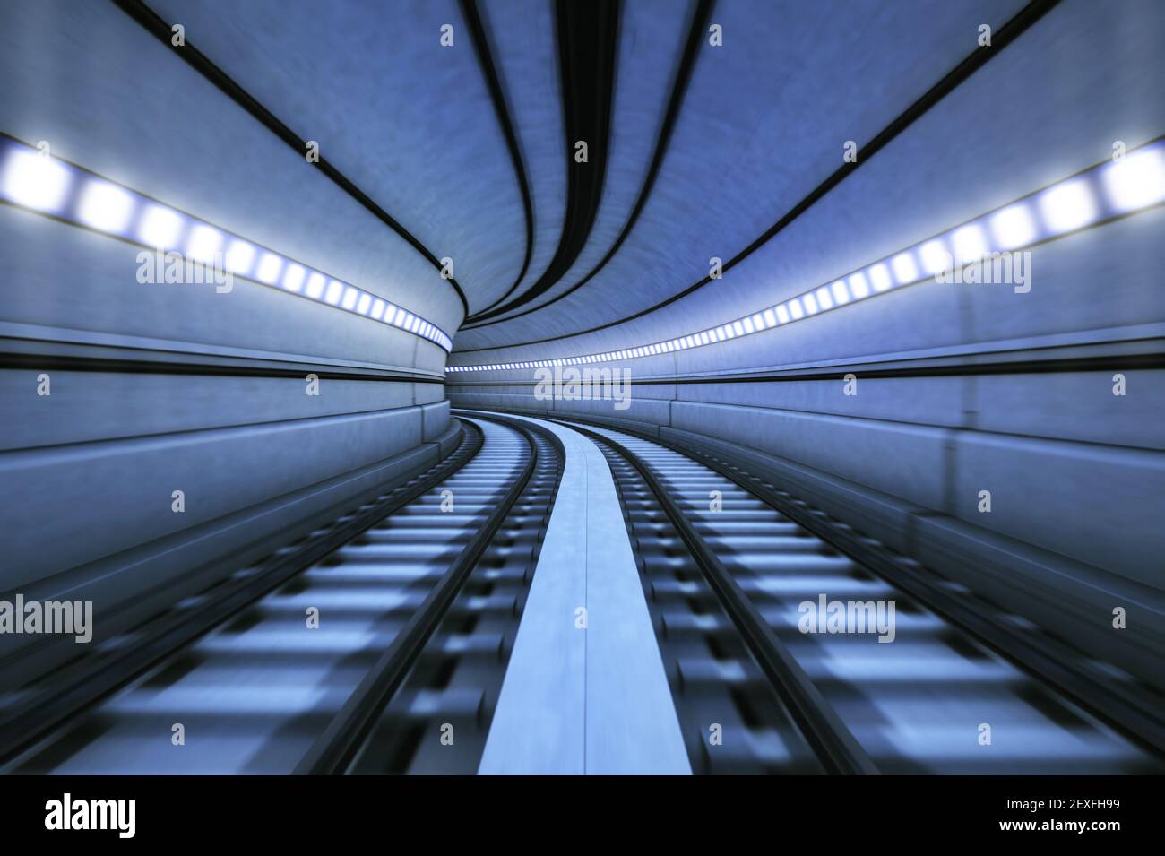 Train tunnel hi-res stock photography and images - Alamy