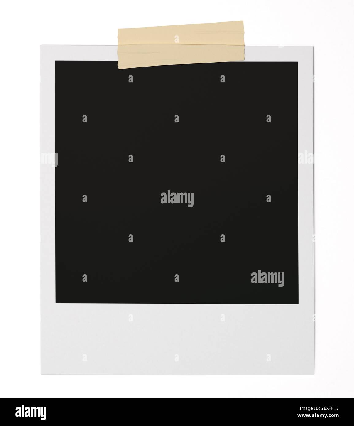 Photo Frame with adesive tape Stock Photo - Alamy