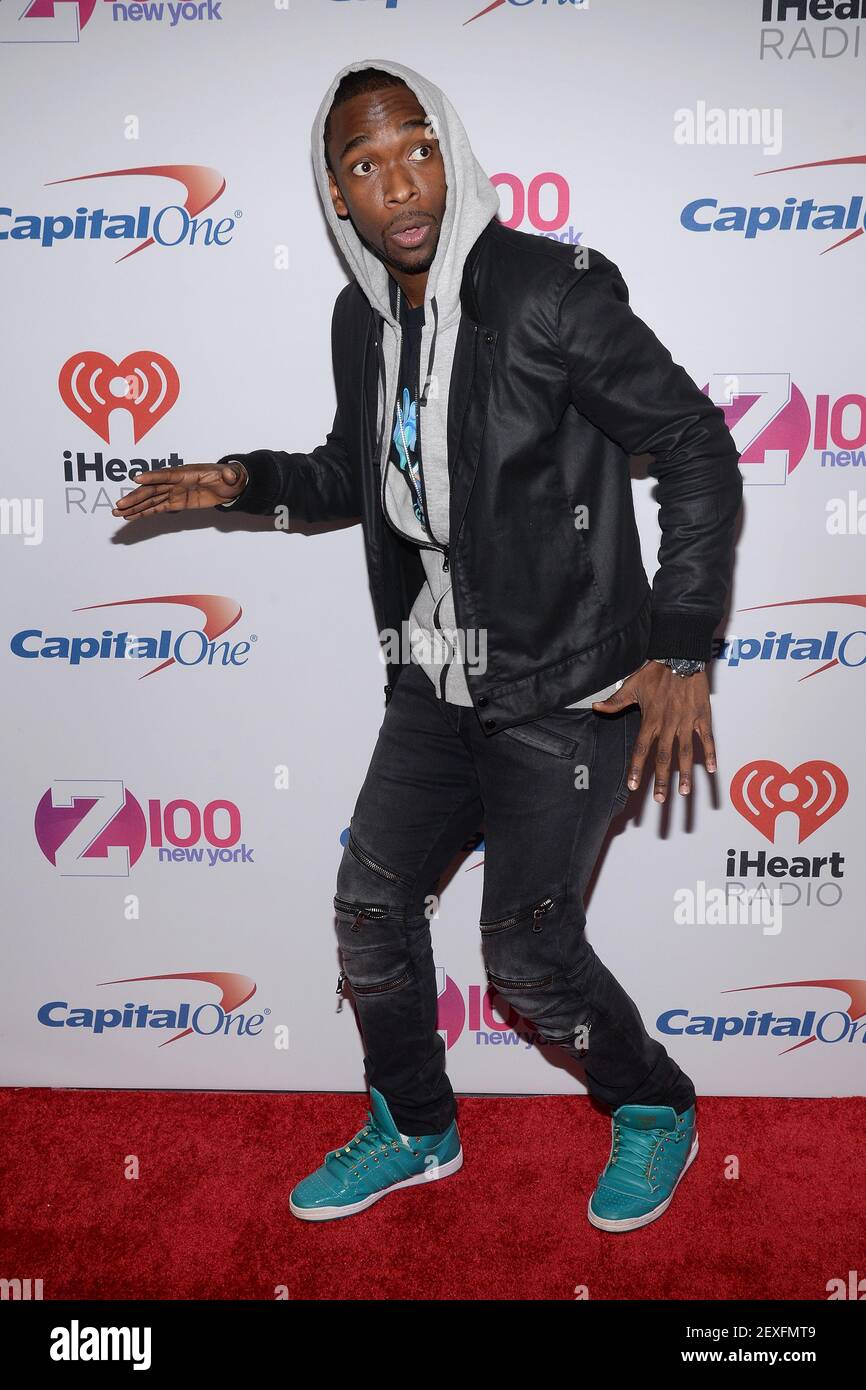 Comedian Jay Pharaoh attends the Z100's iHeartRadio Jingle Ball 2015 at ...