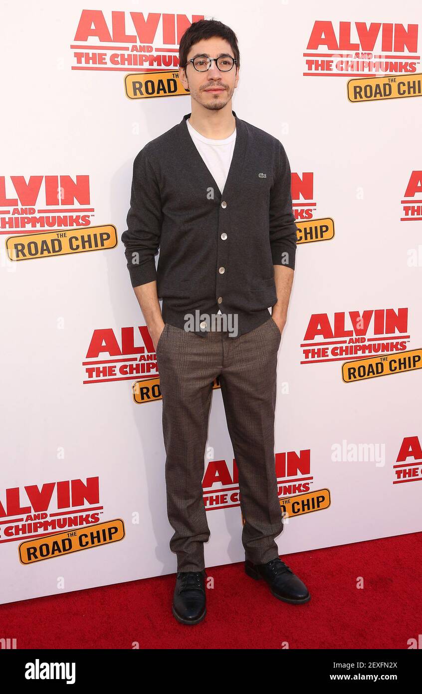 12 December 2015 - Los Angeles, California - Justin Long. "Alvin and ...