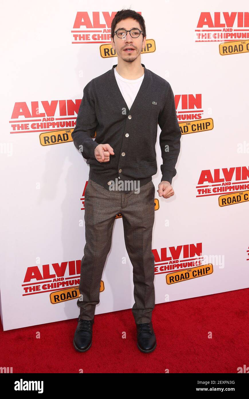 12 December 2015 - Los Angeles, California - Justin Long. "Alvin and ...