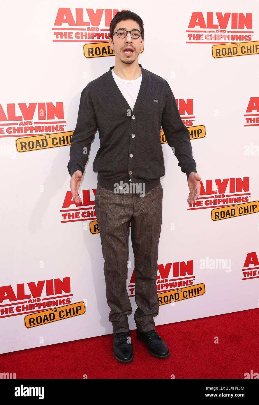 12 December 2015 - Los Angeles, California - Justin Long. "Alvin and ...