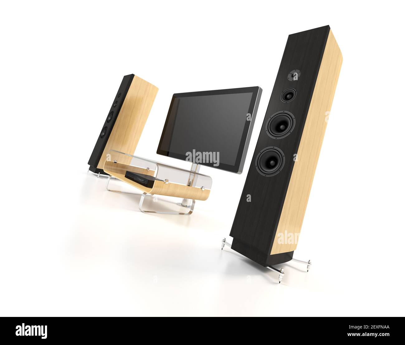 Home tv movie theater Cut Out Stock Images & Pictures - Alamy