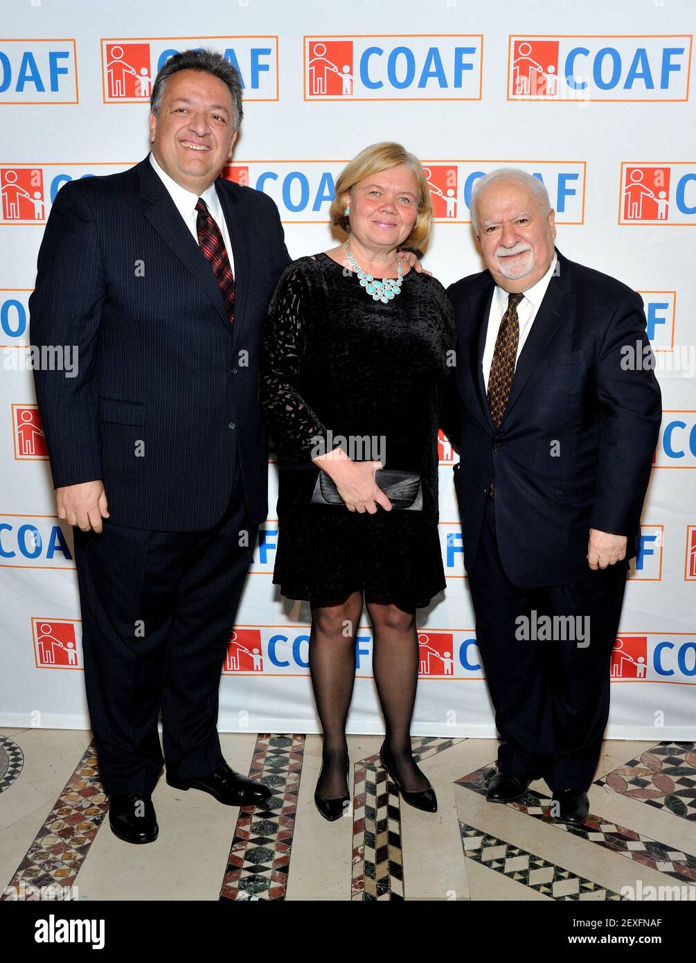 L-R: Noubar and Anna Afeyan and Vartan Gregorian attend The Children of ...