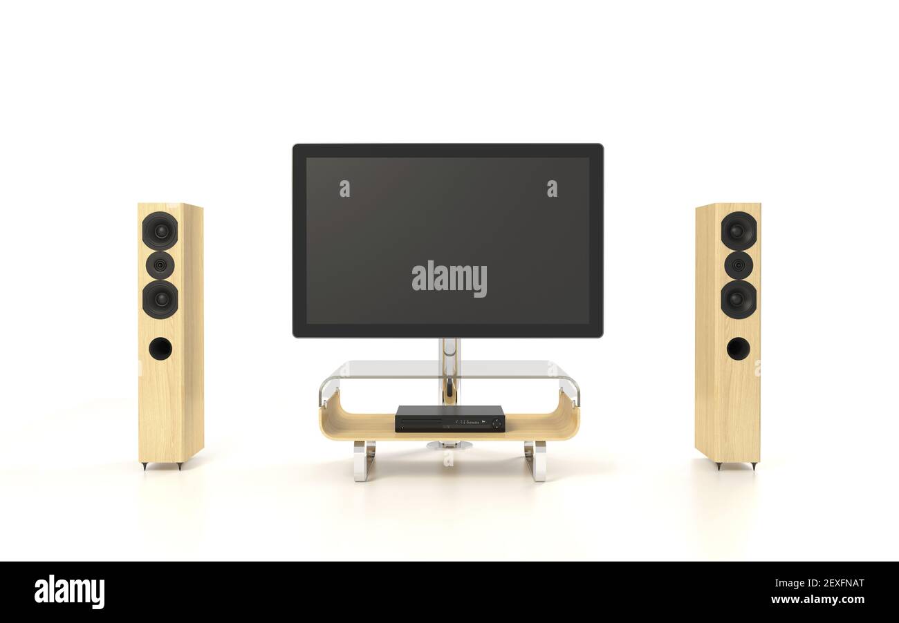 Home tv movie theater Cut Out Stock Images & Pictures - Alamy