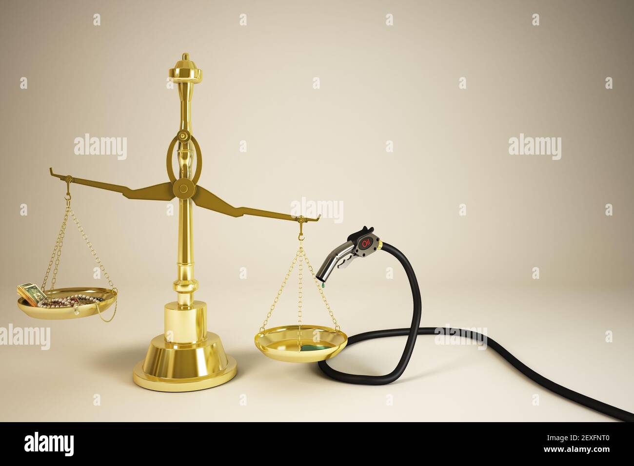 Gasoline is golden Stock Photo - Alamy