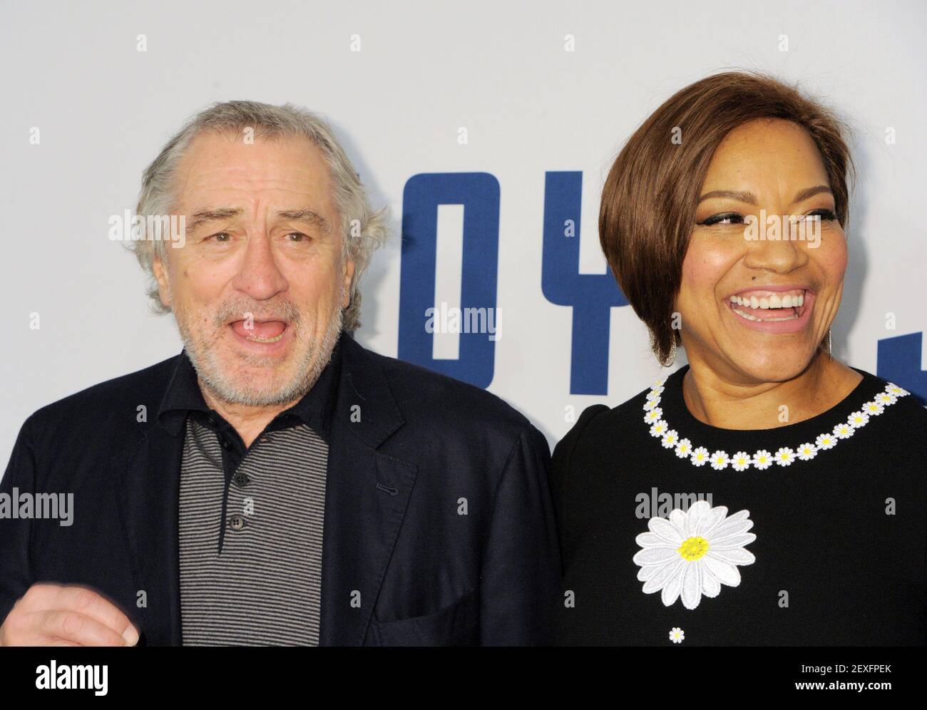 Robert De Niro, Grace Hightower attends the Joy New York Premiere, held ...