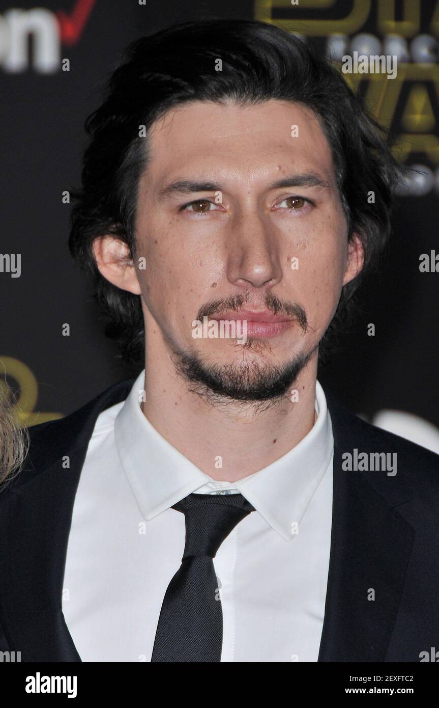 Adam Driver arrives at the "Star Wars: The Force Awakens" World ...