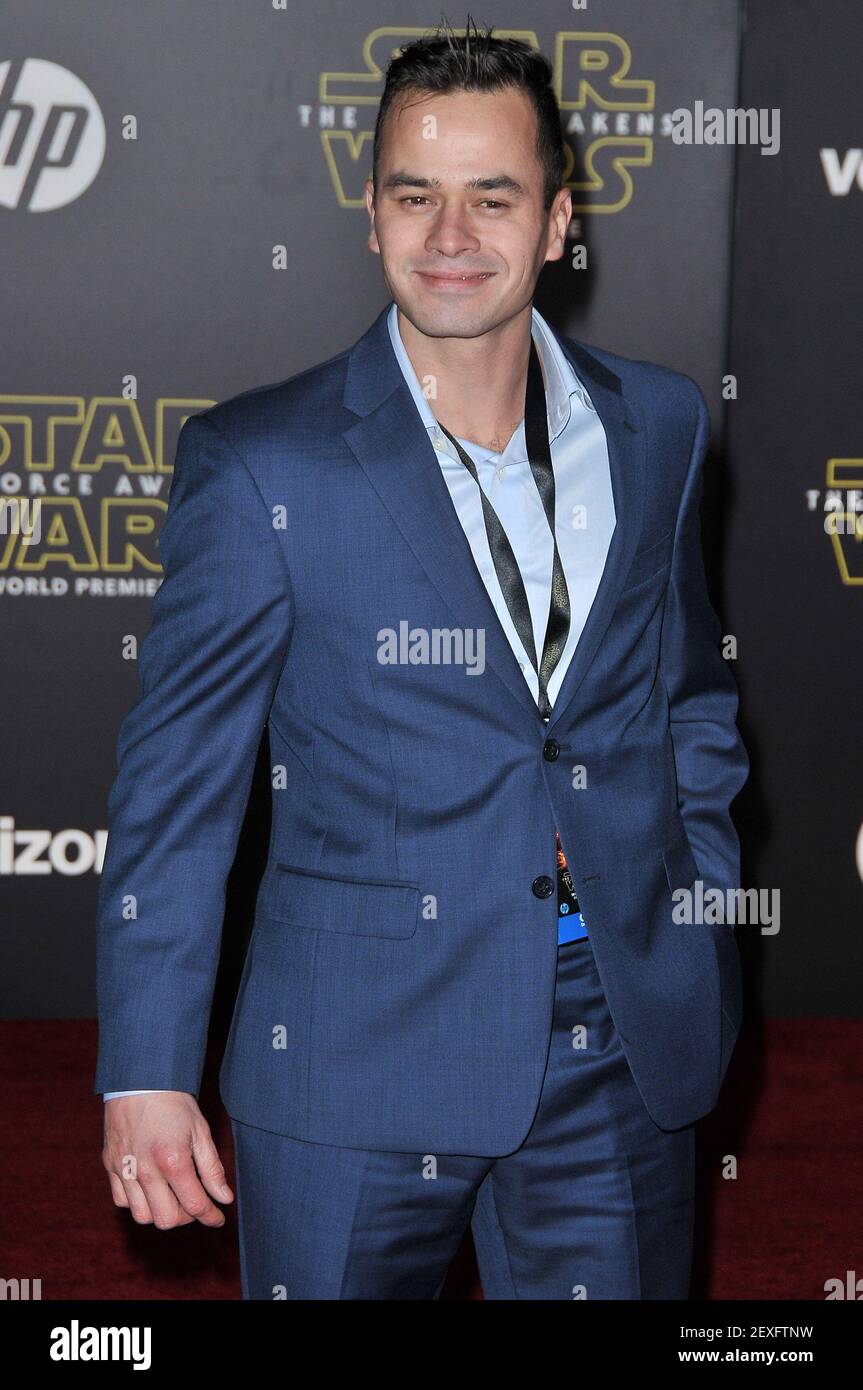Daniel Logan arrives at the "Star Wars: The Force Awakens" World ...