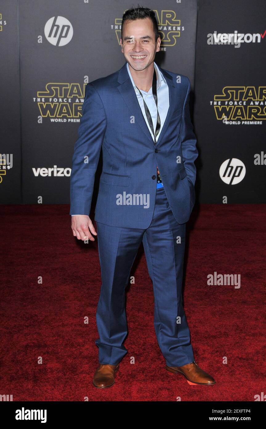 Daniel Logan arrives at the "Star Wars: The Force Awakens" World ...