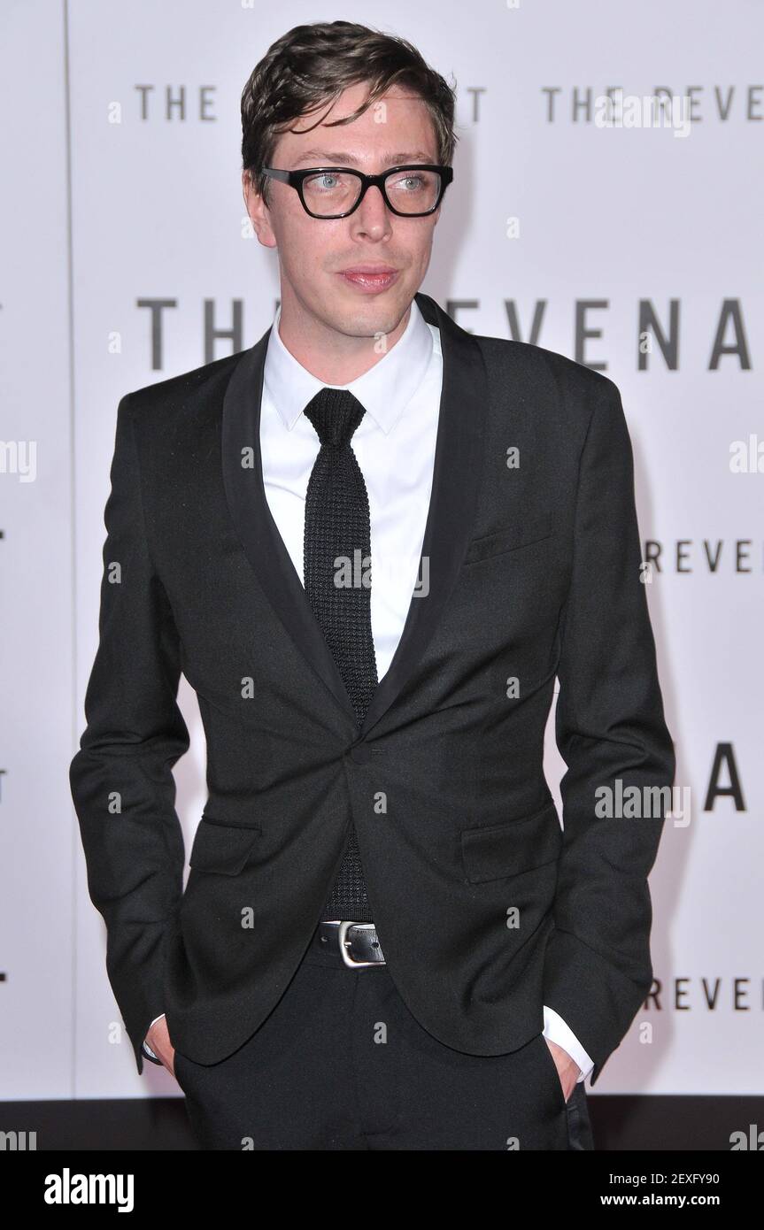 Joshua Burge arrives at the "The Revenant" World Premiere held at the ...