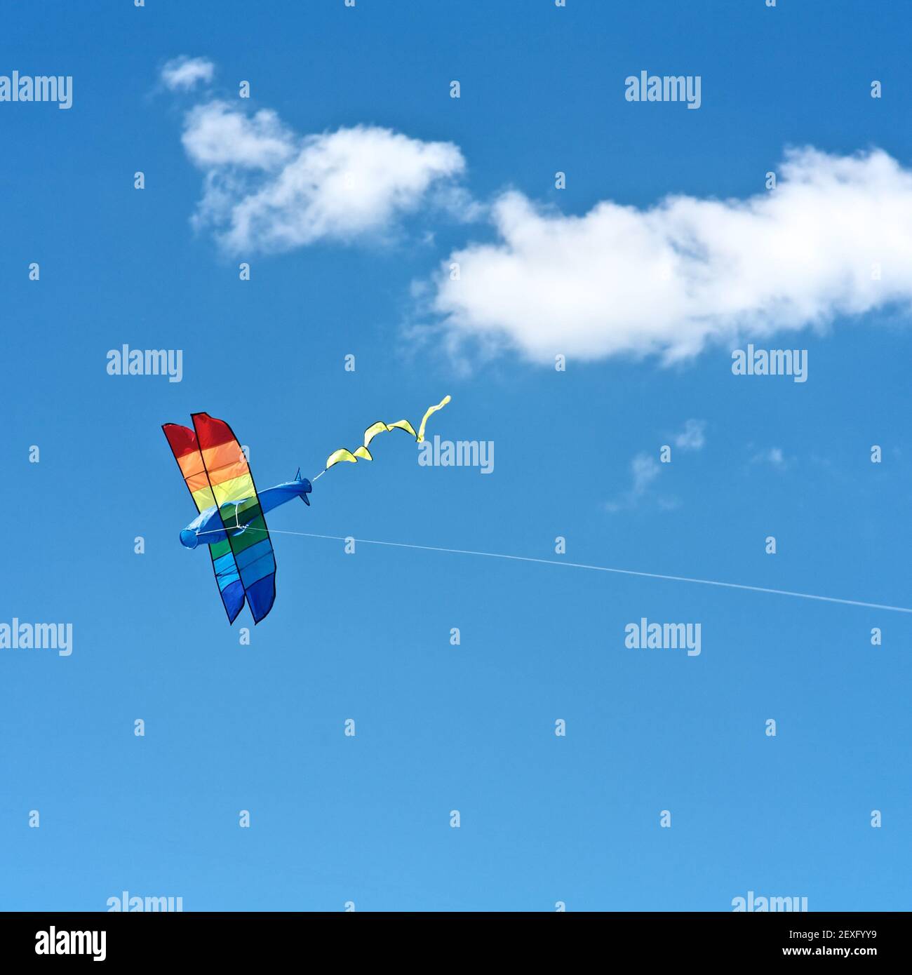 Flying kite game hi-res stock photography and images - Alamy