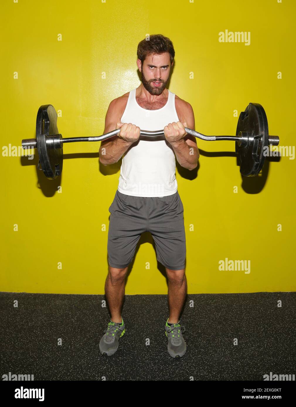 Actor Gabriel Rossi exercise at DLAB team on December 17, 2015 in Miami ...