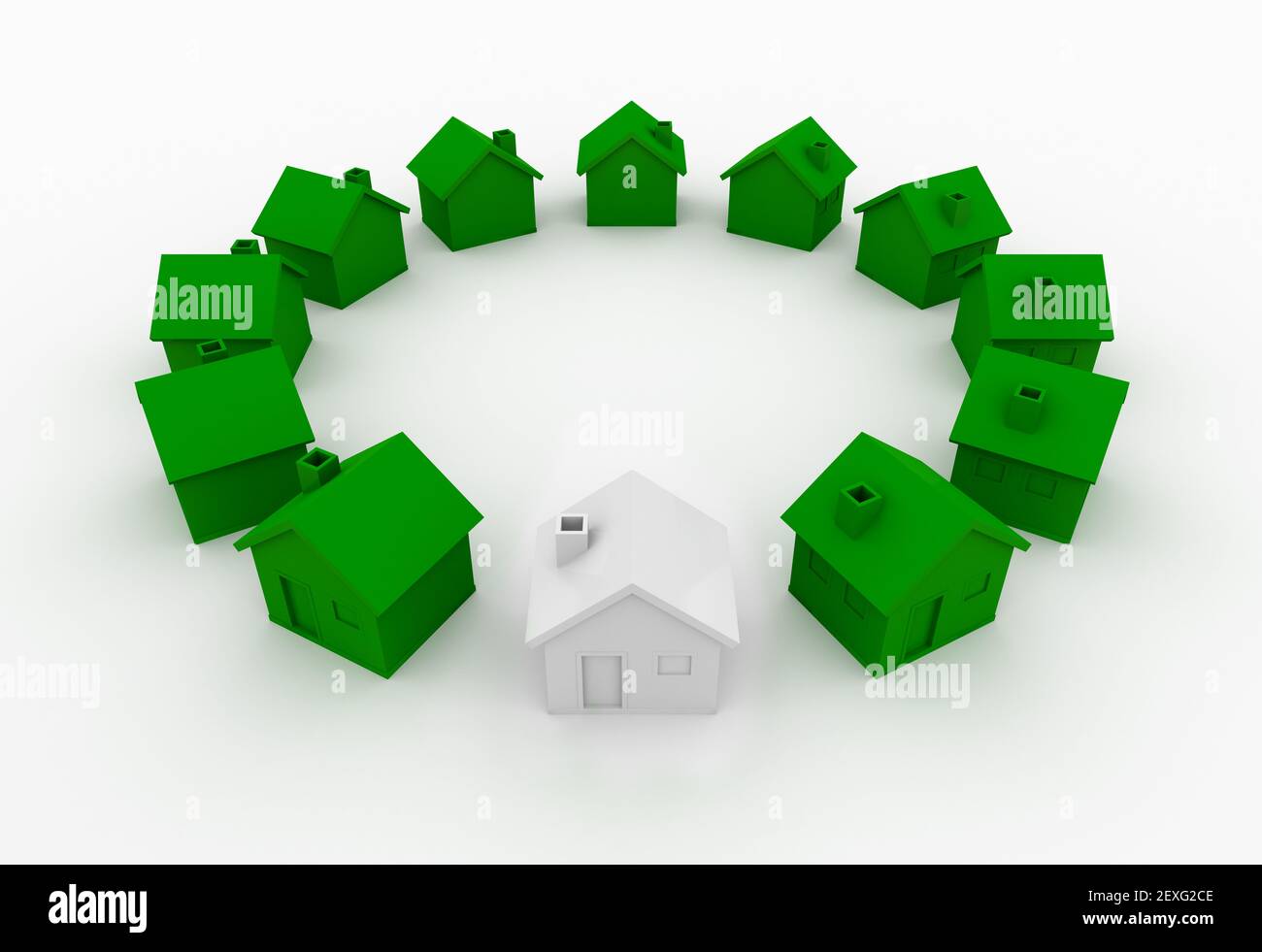 Real estate circle hi-res stock photography and images - Alamy