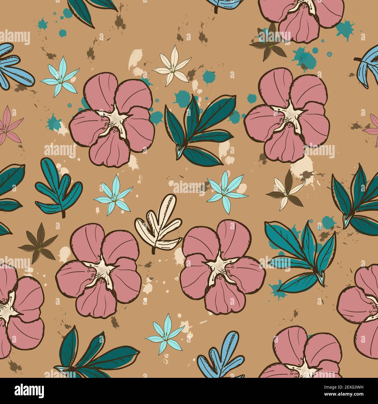 Seamless pink texture hi-res stock photography and images - Alamy