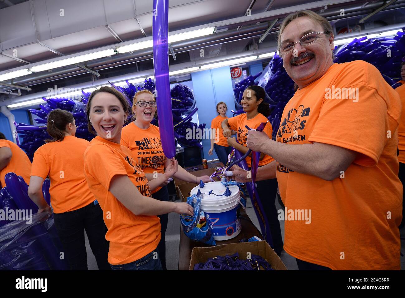 Members of the Balloon Affairs, the official balloon crew for New Year ...