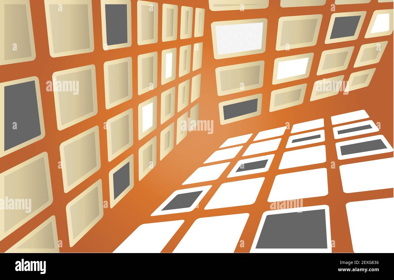 Abstract square shapes on wall Stock Photo - Alamy Abstract square shapes on wall Stock Photo - Alamy