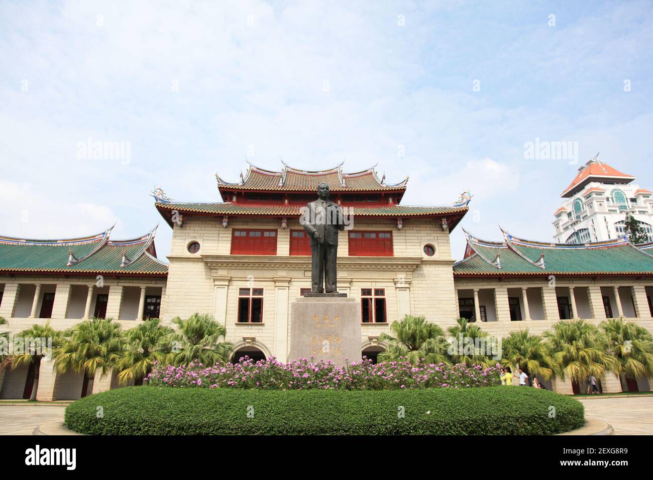 --FILE--Old-fashioned buildings in Xiamen University, Xiamen city ...